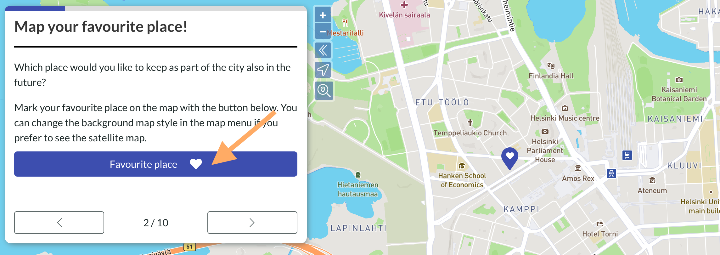 Map point, line and area questions – Maptionnaire Support