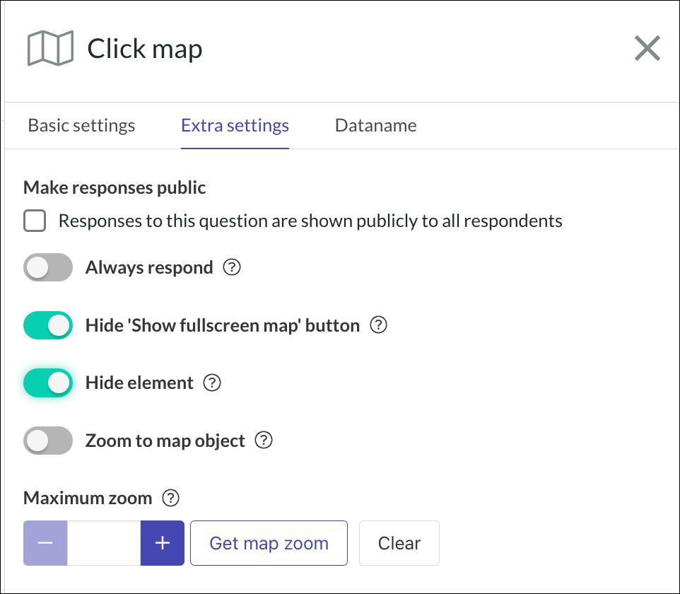 Add pop-up features to a map (Pop-up map/Click maps) – Maptionnaire Support